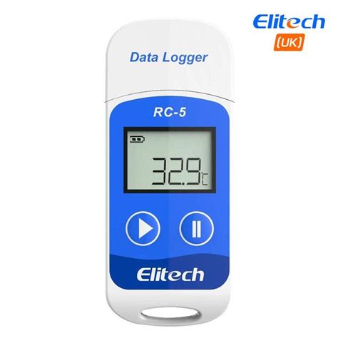 Rc 5 Usb Temperature Data Logger 32000 Points Elitech Waterproof Shopee Philippines