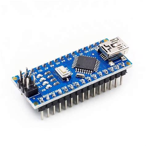 Arduino Nano V3 0 Mini Usb Atmega328p Ch340 запаяна гребенка ардуино