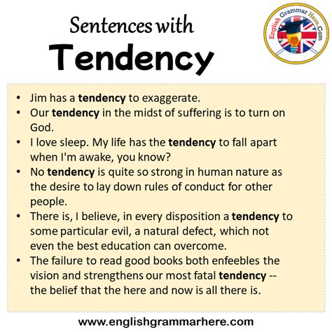 Sentences With Tendency Tendency In A Sentence In English Sentences