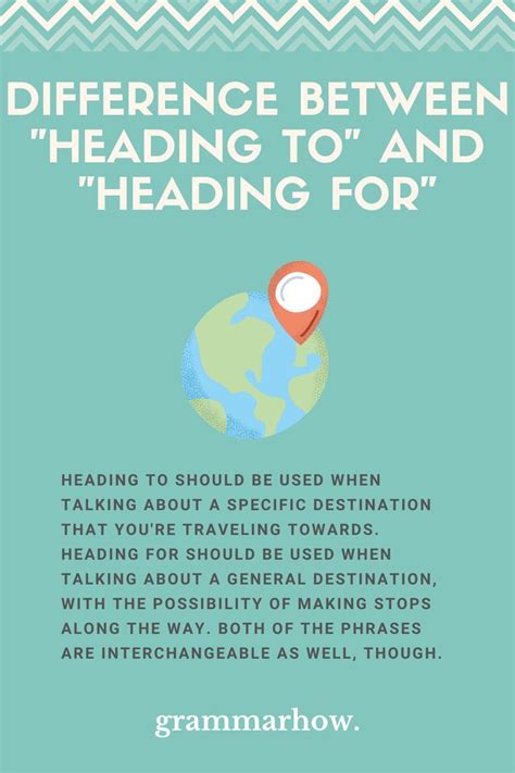 Heading To Or Heading For Whats The Difference