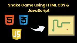 Snake Game Using HTML CSS JavaScript CodeWithCurious