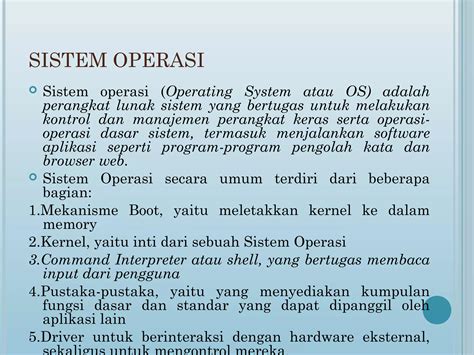 Sistem Operasi Terdistribusi Ppt