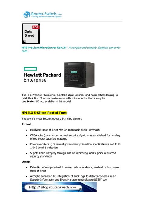 Hpe Pro Liant Gen9 To Gen10 Server Transition Guide Docx Operating Systems Computer