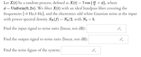 Solved Let X T Be A Random Process Defined As X T 7cos Chegg Com