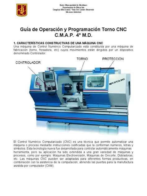 Guía De Operación Y Programación Torno Cnc Pdf Control Numerico Sistema De Coordenadas