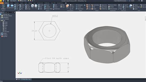Inventor Beginner Tutorial 7 3d Model Basic Youtube