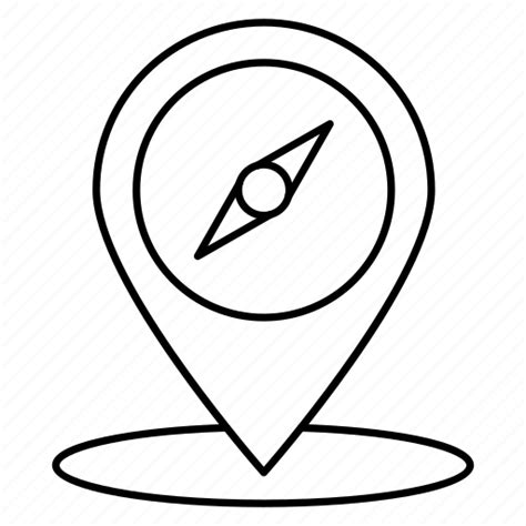 Gps Navigation Pin Icon