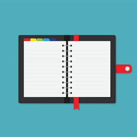 Notebook Tabs Vector Art Icons And Graphics For Free Download
