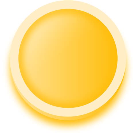 round shape buttons in yellow colors user interface element