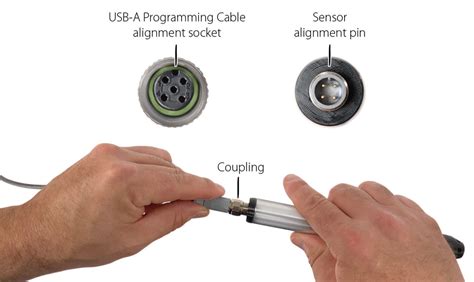 Connecting 301 Water Level Temperature Sensor To Usb A Programming Cable