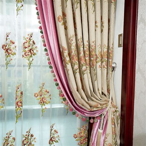 欧式窗帘奢华大气雪尼尔提花窗帘布 法式别墅豪华落地窗客厅窗帘 憨豆先生的大灾难