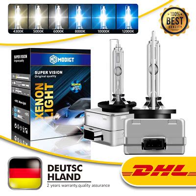 2x D1s Xenon Brenner 6000k 12000k Hell Supervision Lampen Lampe Wei