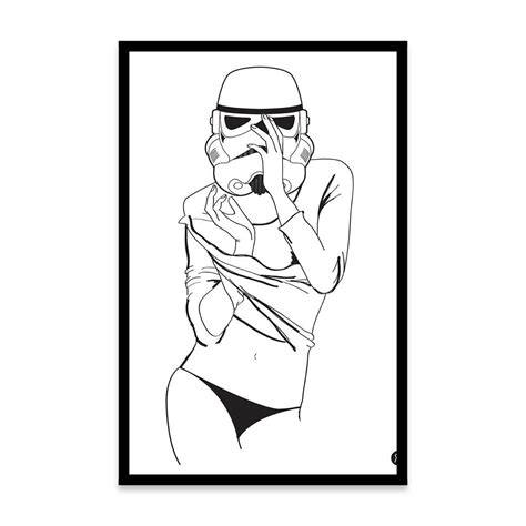 Cuadro Star Wars Sexy Girl Promart
