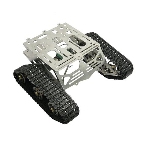 Metal Robot Chassis Track Arduino Tank Chassis Wali W Motor Stainless