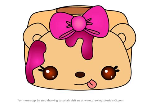 How To Draw Rosie Raspberry From Num Noms Num Noms Step By Step
