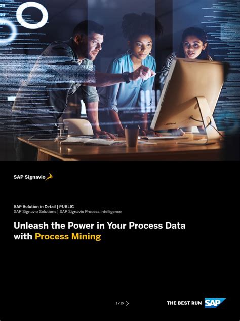 Solution In Detail Sap Signavio Process Intelligence Pdf Analytics Business Process