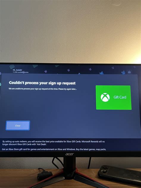 I Receive This Error Message Whenever Trying To Set Up Auto Redeem For