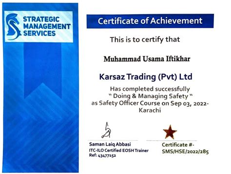 Muhammad Usama Iftikhar On Linkedin Achievement