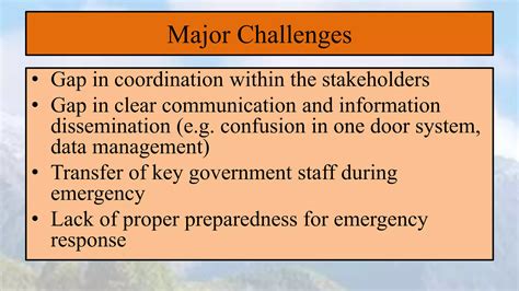 Presentation On Disaster Management Process In Nepal Pptx