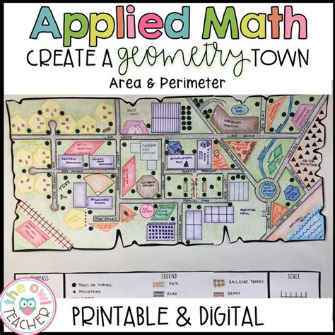 Geometry Town Project Based Learning Printable Digital Google Project Based Learning