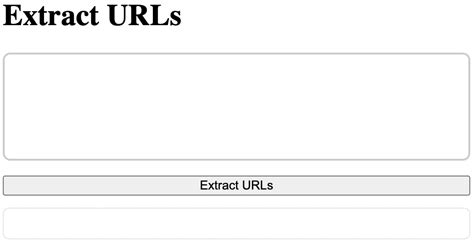 Extract Urls