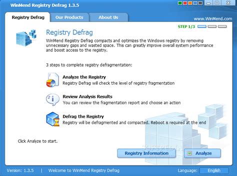 Defrag Registry To Speed Up System