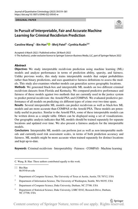 in pursuit of interpretable fair and accurate machine learning for