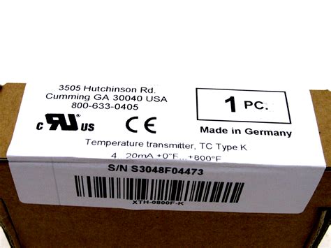 New Sealed Automation Direct Xth 0800f K Temperature Transmitter Xth0800fk Sb Industrial