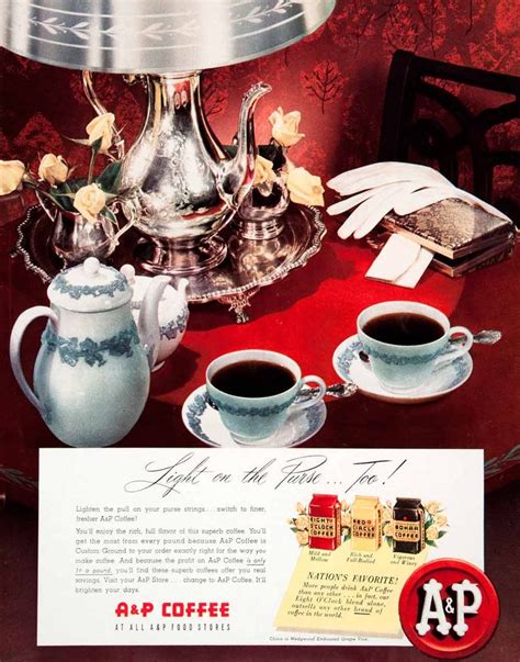 Vintage Coffee Ad At Koby Rawling Blog