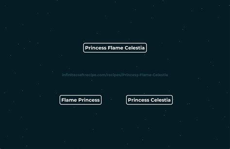 👸 Princess Flame Celestia Recipe How To Make Princess Flame Celestia In Infinite Craft