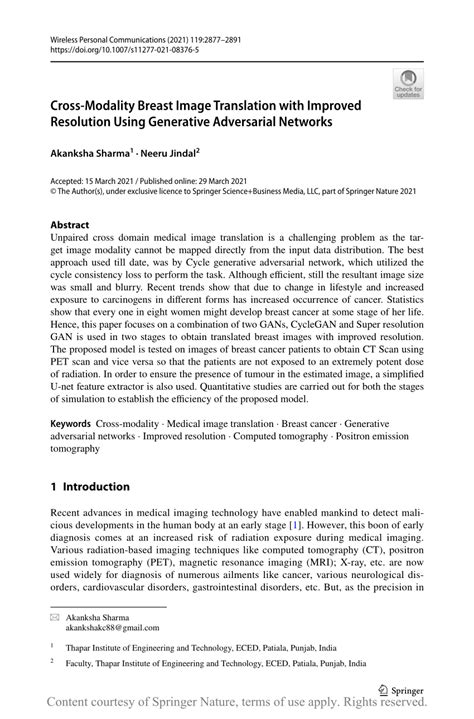 Cross Modality Breast Image Translation With Improved Resolution Using Generative Adversarial