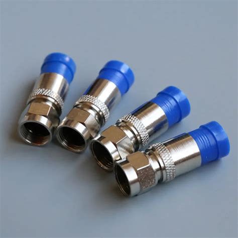 10pcs Lot Connector Coax Coaxial Compression Fitting Compression Coax O