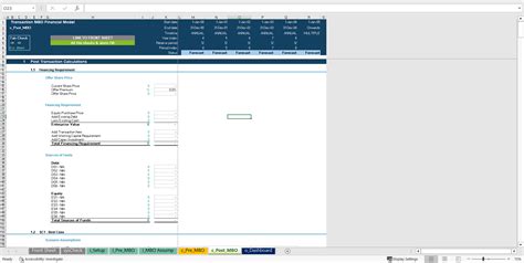 Management Buyout Mbo Financial Projection Model Template Excel Xls