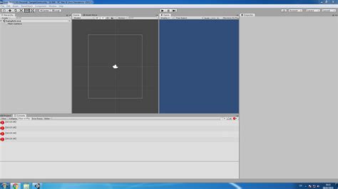 empty errors keeping me from using unity please help unity engine