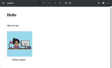 Create A PDF With HTML And Python Python Programming
