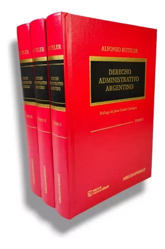 Derecho Administrativo Argentino Alfonso Buteler 3 Tomos Envío Gratis