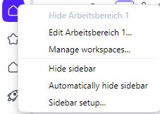 Edit Workspaces Missing Opera Forums