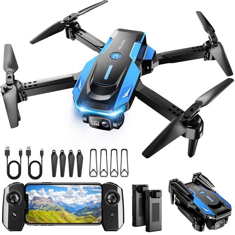 Drone With 1080p Camera Foldable Remote Control Quadcopter With Voice