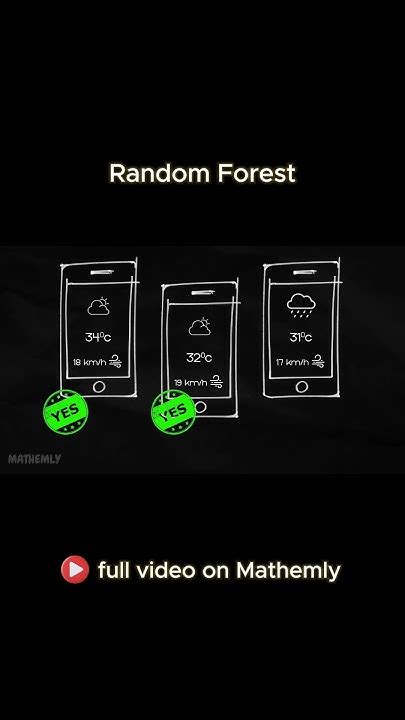 Random Forest Explained Visually Shorts Randomforest Machinelearning Datascience Youtube