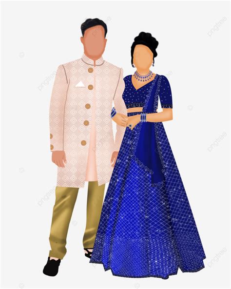 전통적인 모습 웨딩 커플 풍자 만화 캐리커처 결혼식 Png 일러스트 및 Psd 이미지 무료 다운로드 Pngtree