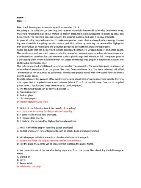 T3 Quiz Of Explanation Text Pdf