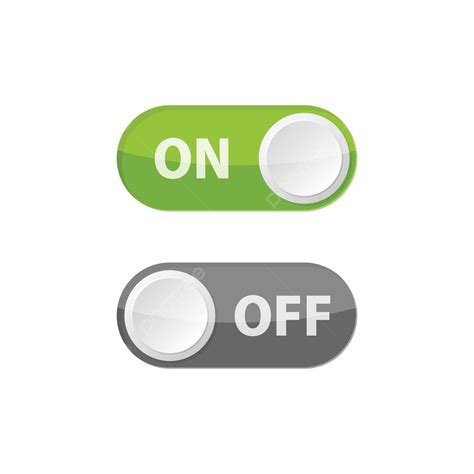 flat switch vector on isolated background signifying shutdown vector