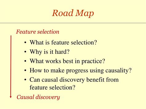 ppt feature selection and causal discovery powerpoint presentation