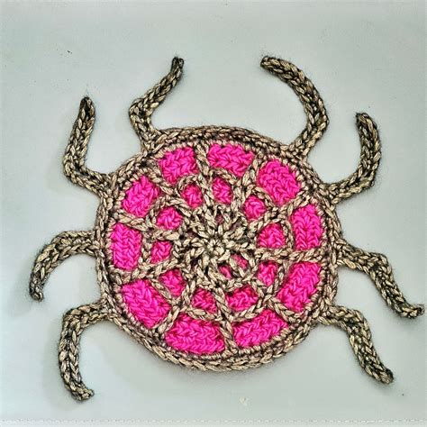 Halloween Crochet Coaster Free Pattern Fosbas Designs