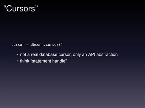 Programming With Python And Postgresql Ppt