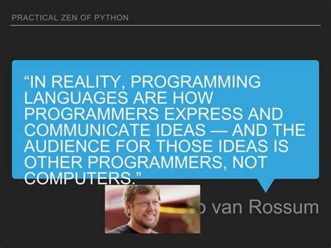 Practical Zen Of Python Pptx