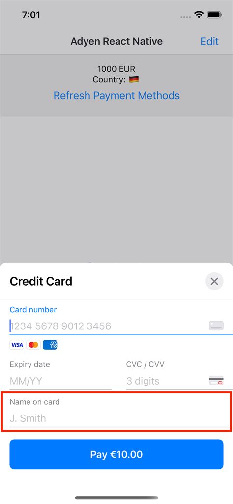 holdernamerequired not working · issue 11 · adyen adyen react native · github