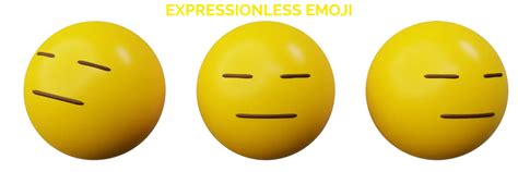 3d에서 무표정 이모티콘 이모티콘 일러스트 스마일리 이모티콘 이모티콘 Png 일러스트 및 벡터 에 대한 무료 다운로드 Pngtree