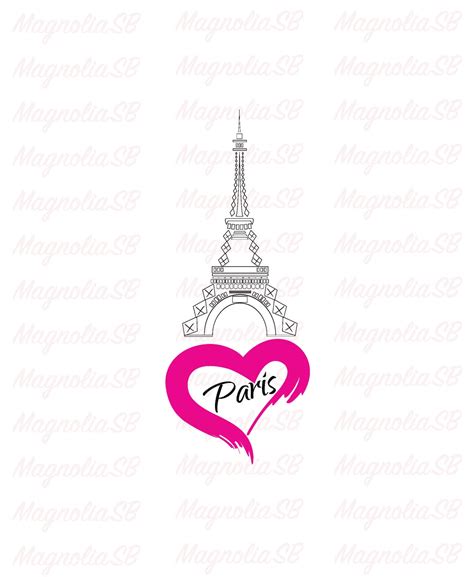 Eiffel Tower Paris SVG Eiffel Tower DXF Eiffel Tower Etsy