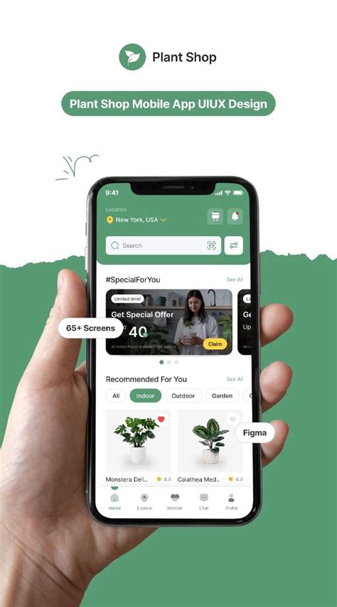 Plant Shop Mobile App Uiux Design Online Plant Ordering App Design Ui Plant Ecommerce App